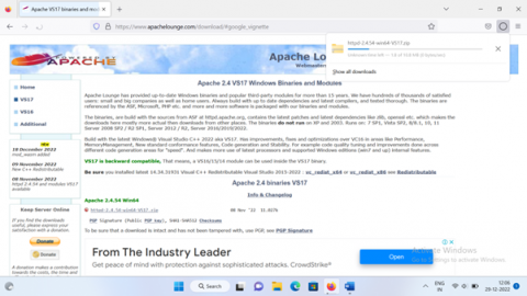 How to install Apache, PHP and MYSQL on Windows 11 Machine
