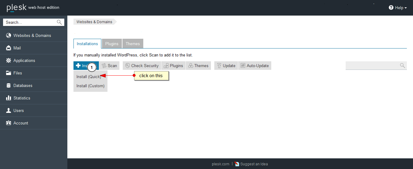 How to Install WordPress in Plesk?