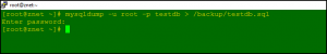 How to Backup MySQL or MariaDB Database on CentOS7