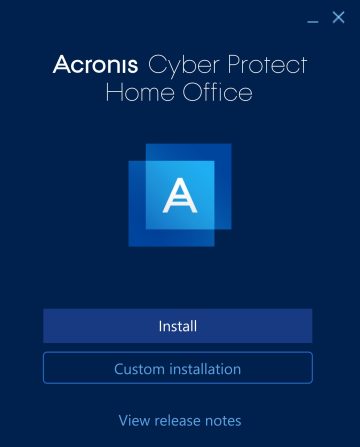 Acronis Cyber Protect Home Office Installation Guide